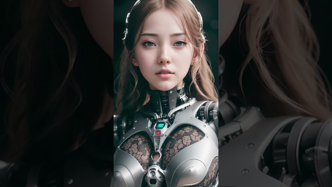 Ai art) 휴머노이드 미소녀 #aiart #android