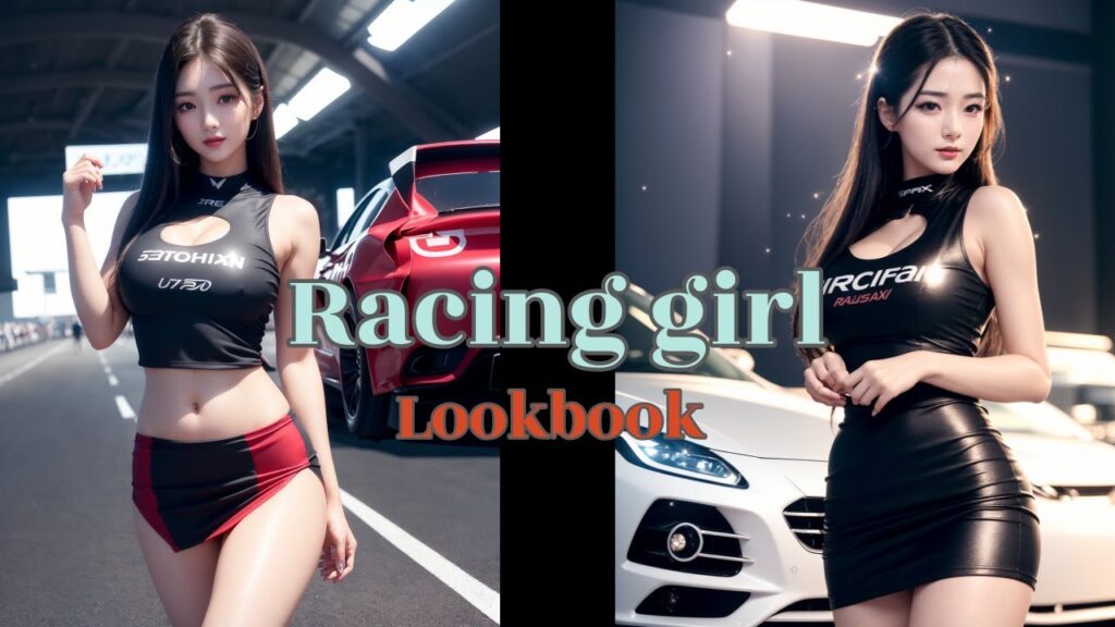 Racing girl | Racing Model | Lookbook | 4K | AI Art Lab