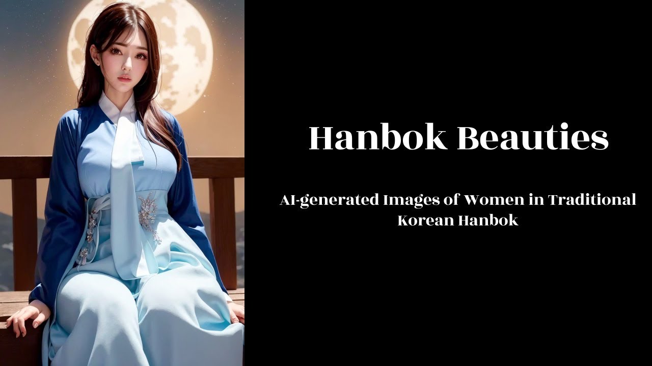 Traditional Korean Beauty | Hanbok Lookbook | AI Art Lab