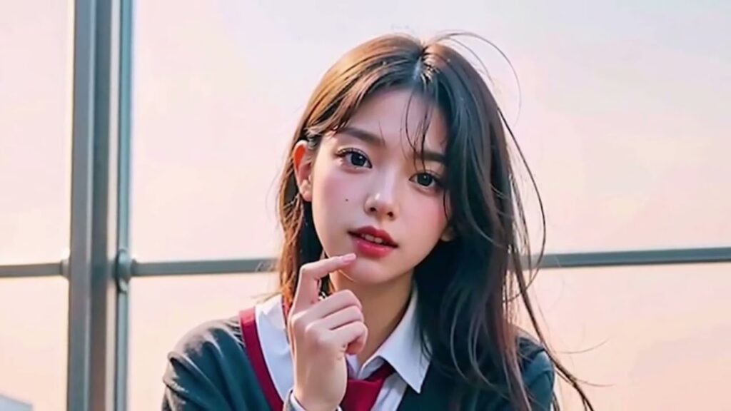 AI美女7 - №18「青春キャンパス～元気少女♡JK+女子高生+ミニスカ+美足+美乳」