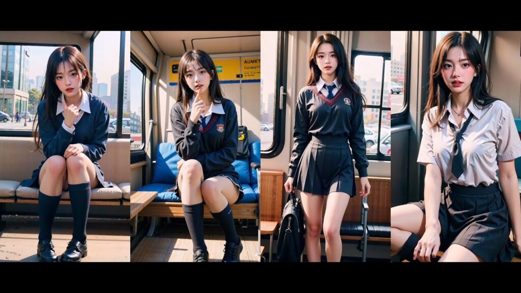 AI美女7 - №20「青春キャンパス～元気少女♡JK+女子高生+ミニスカ+美足+美乳」SP PART-3