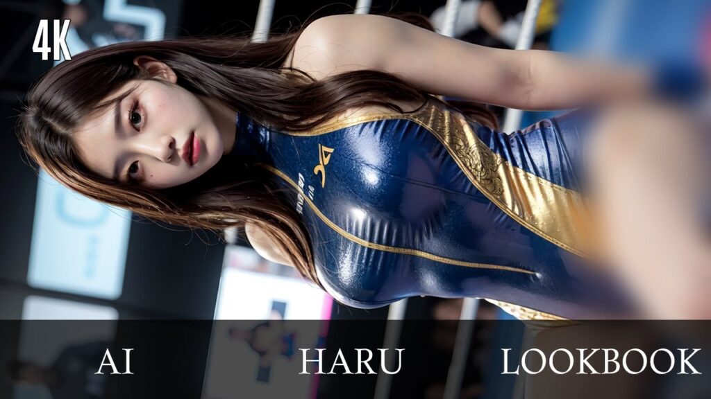 [4K AI art] Girl's Wrestling Latex Ai Lookbook | 여자 레슬링 라텍스 AI 세로룩북 3 [ai 실사]